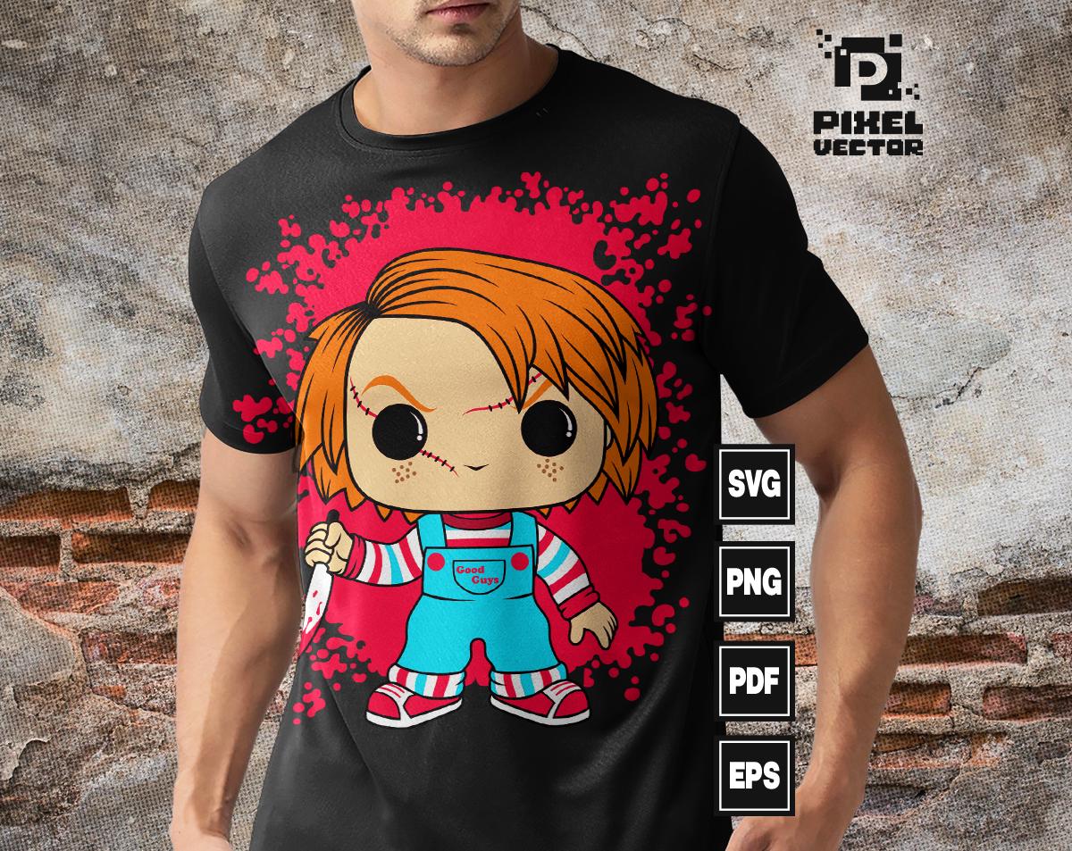 Chucky Svg, Funko, Chucky Horror Movie Svg, Halloween Svg, Movie ...