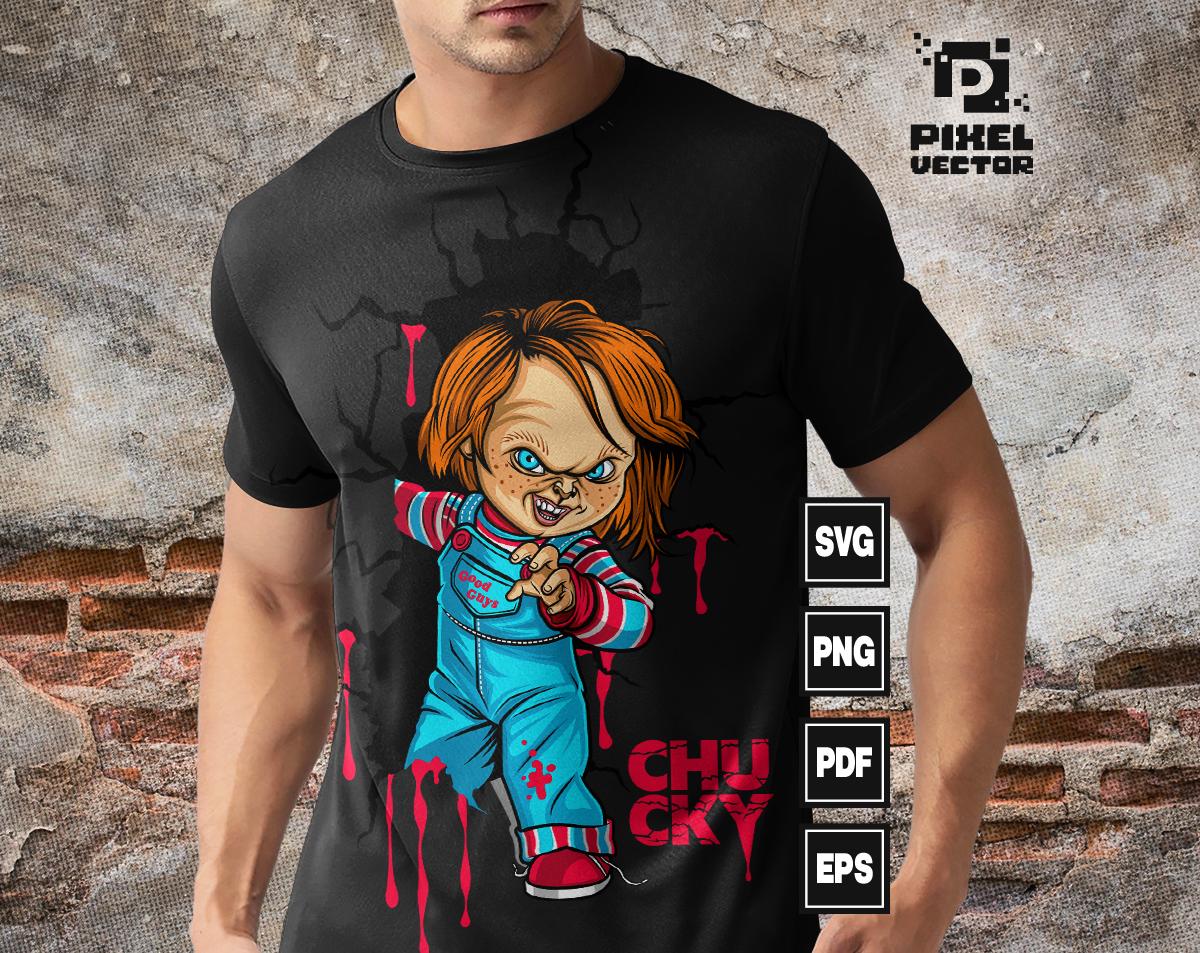 Chucky Svg , Chucky Horror Movie Svg, Halloween Svg, Movie Character ...