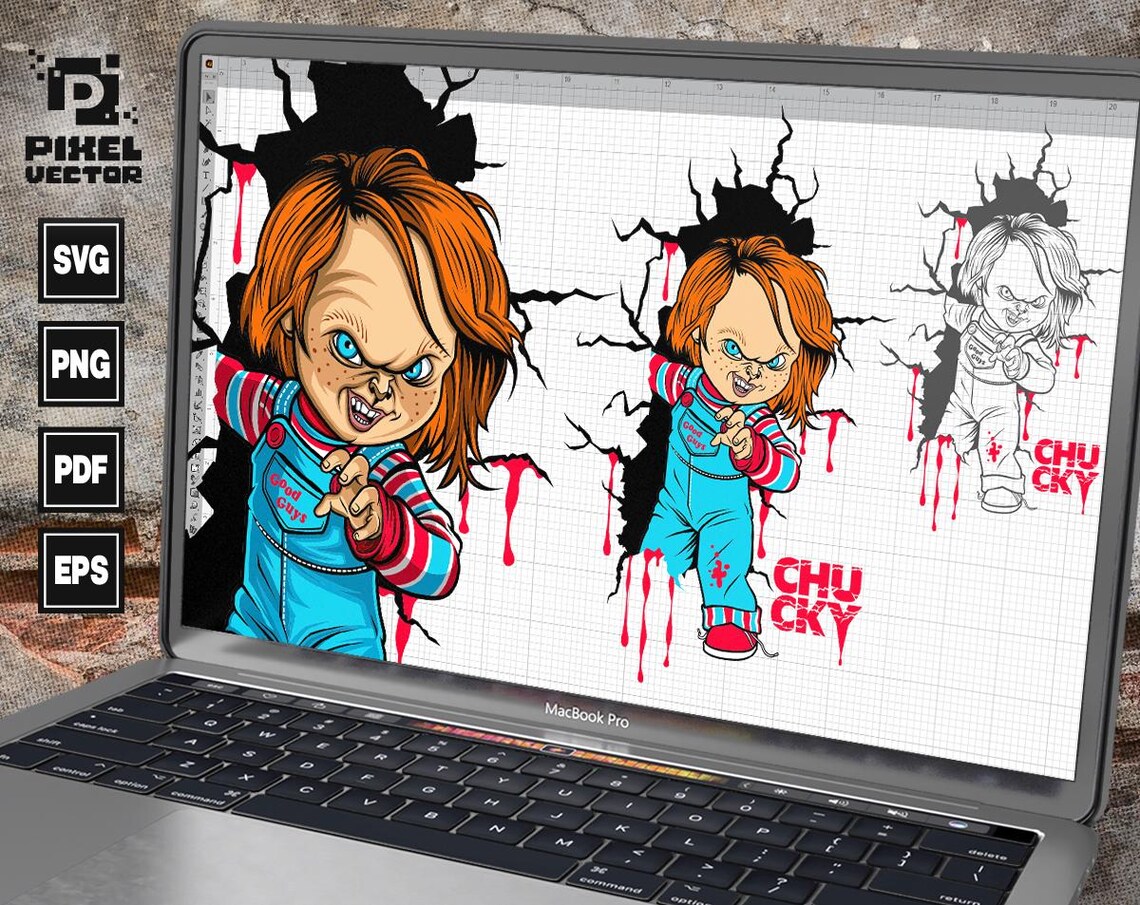 Chucky Svg , Chucky Horror Movie Svg, Halloween Svg, Movie Character Killer Svg , Cricut Svg ...