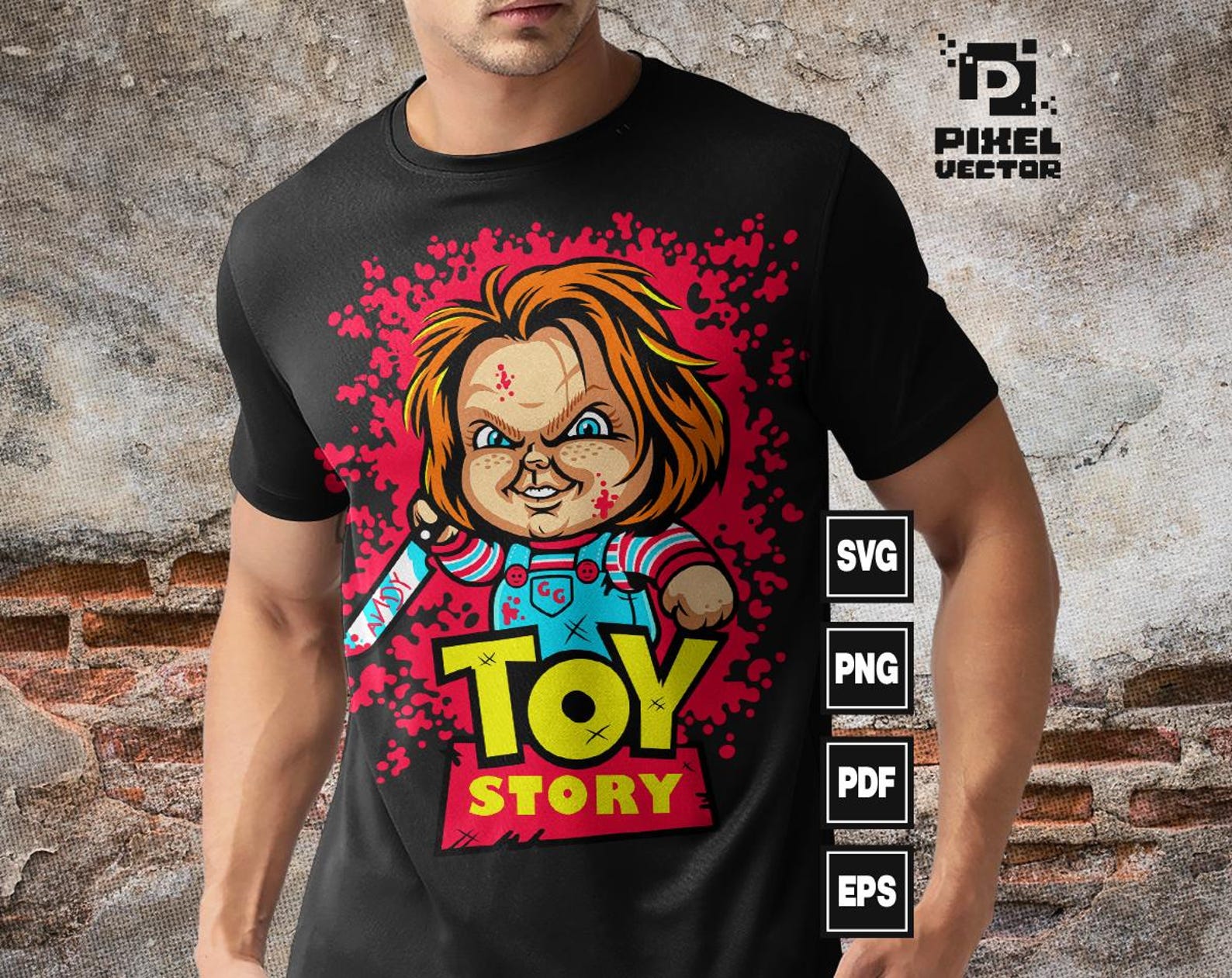 Chucky Svg , Chucky Horror Movie Svg, Halloween Svg, Movie Character ...