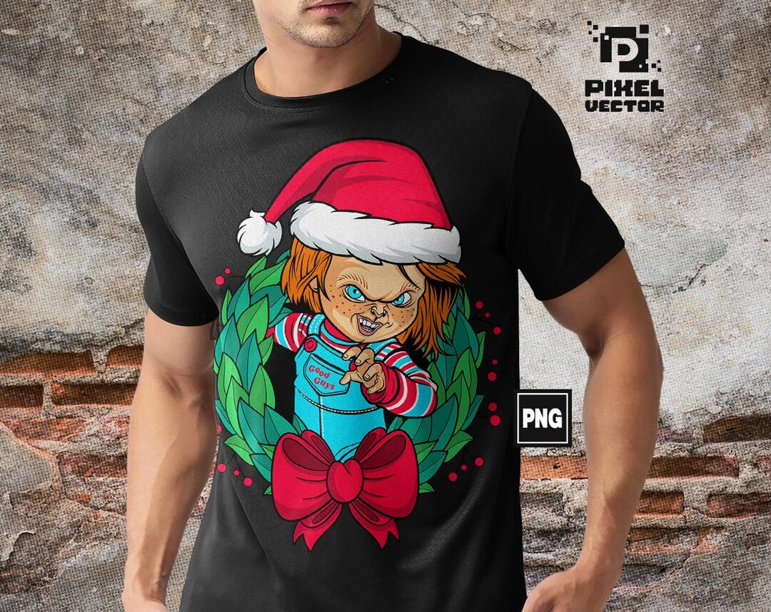 Chucky Png, Chucky Christmas Png, Scary Christmas, Christmas Horror ...