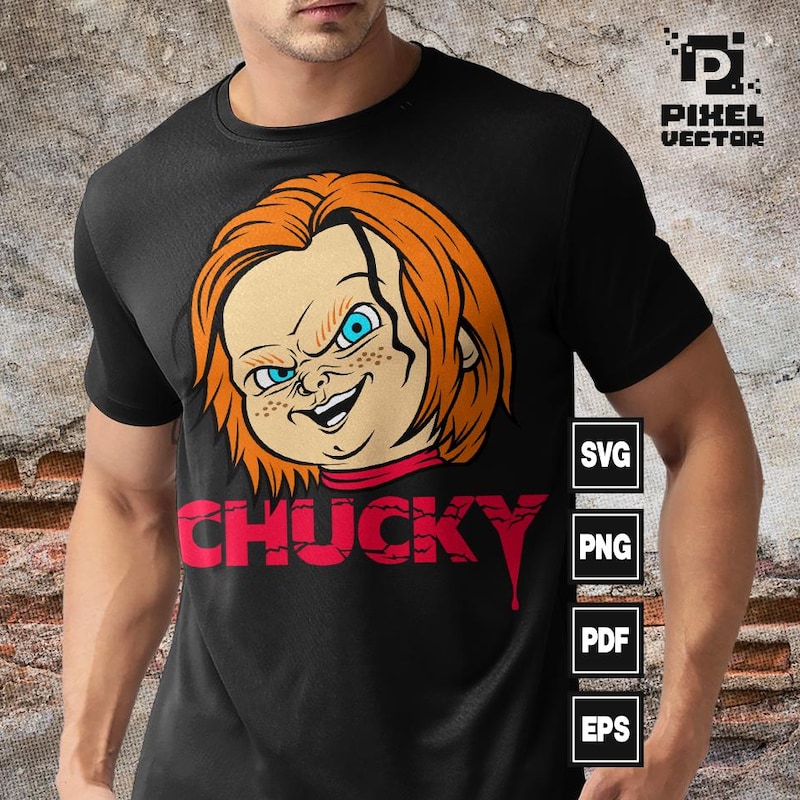 Chucky Face Png - Etsy