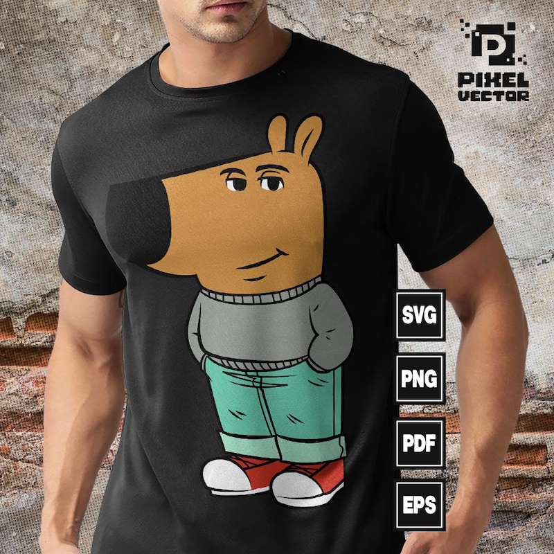 Chill Guy Meme Sticker - Etsy