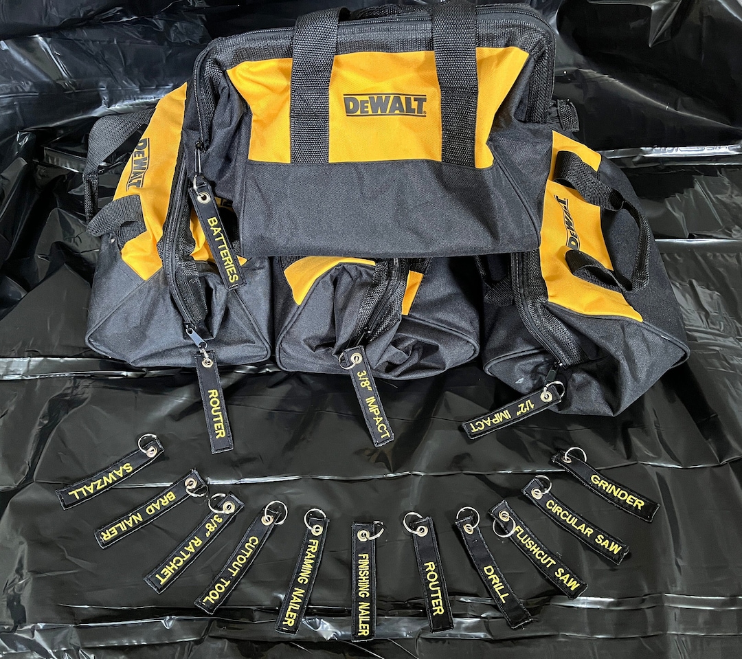 DEWALT 13" Tool Bag With Custom Bag Tag - Etsy