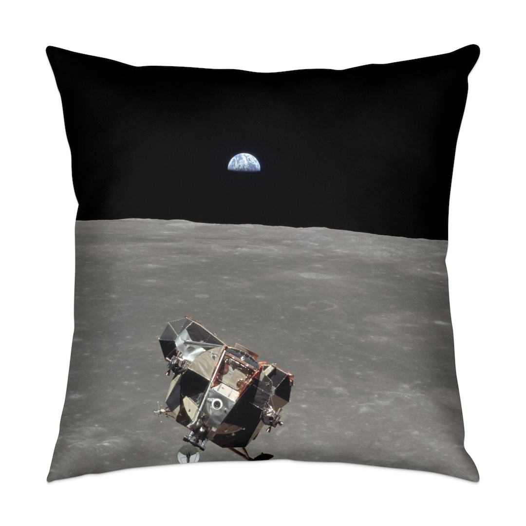 Apollo 11 Lunar Module Pillow: NASA Space Exploration Throw Cushion - Etsy