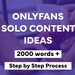 Solo PPV Onlyfans Content Ideas 10 Adult Industry Solo Ideas Onlyfans ...