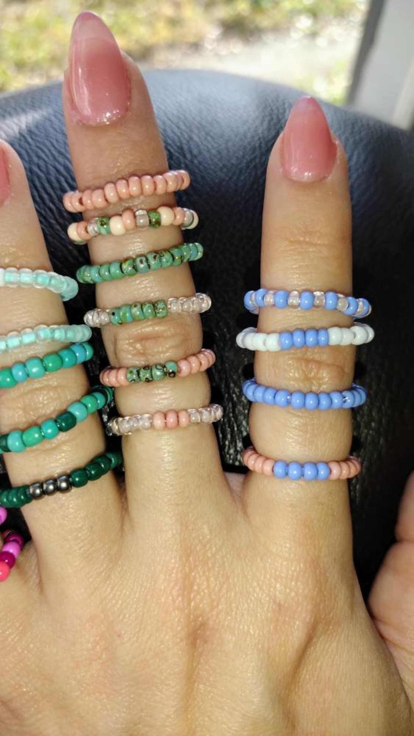 Choose Your Favorite Ring Seed Bead Ring, Beaded Ring, Boho Ring ...