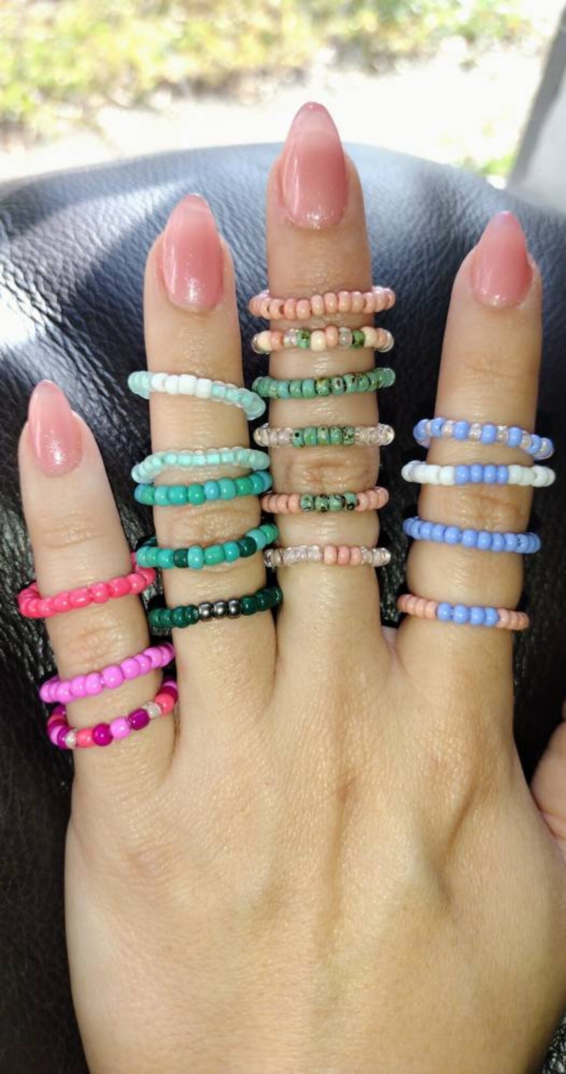 Choose Your Favorite Ring Seed Bead Ring, Beaded Ring, Boho Ring ...