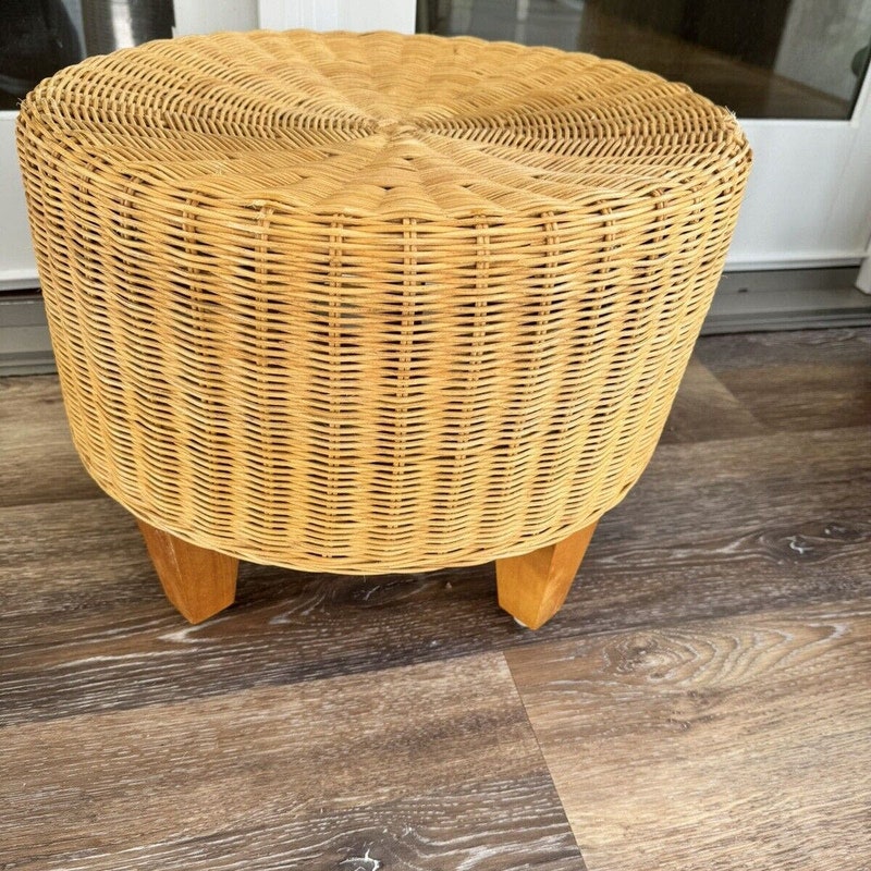 Wicker Stool - Etsy