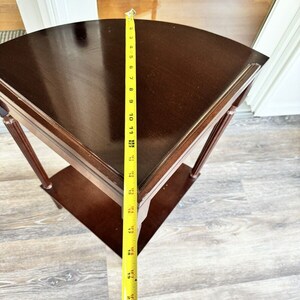 Bombay Co Corner Accent Table Triangle Shaped H30.5xw22xd15.5 - Etsy