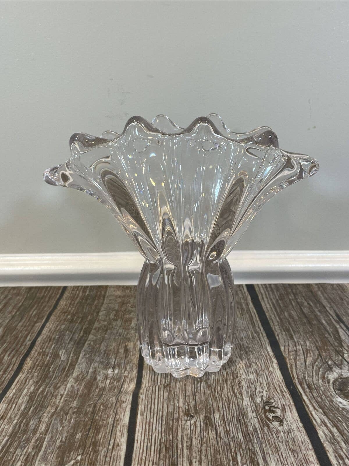 Cofrac Art Verrier Glass Vase 8.5'' Tall made in - Etsy