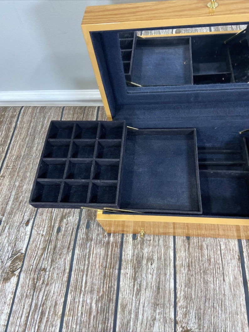 For Your Ease Only By Lori Greiner Wood Jewelry Chest Etsy