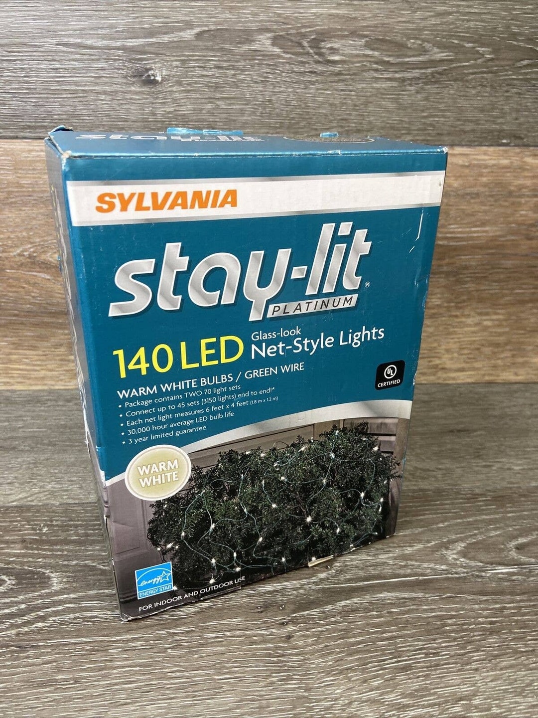 Sylvania 4 X 6' Light Stay-lit LED Net Style Christmas - Etsy