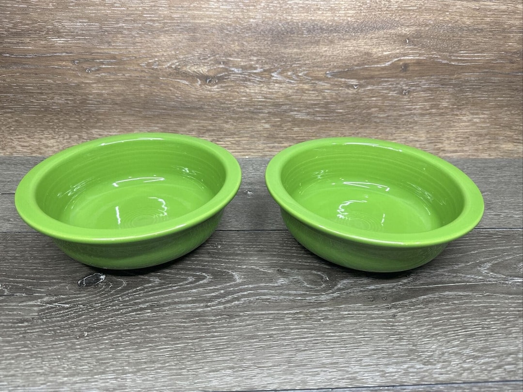 Fiesta Fiestaware Serving Bowls Shamrock Green Vegetable Bowl 8 1/4 set ...