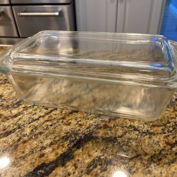 Pyrex Loaf Pan With Lid - Etsy