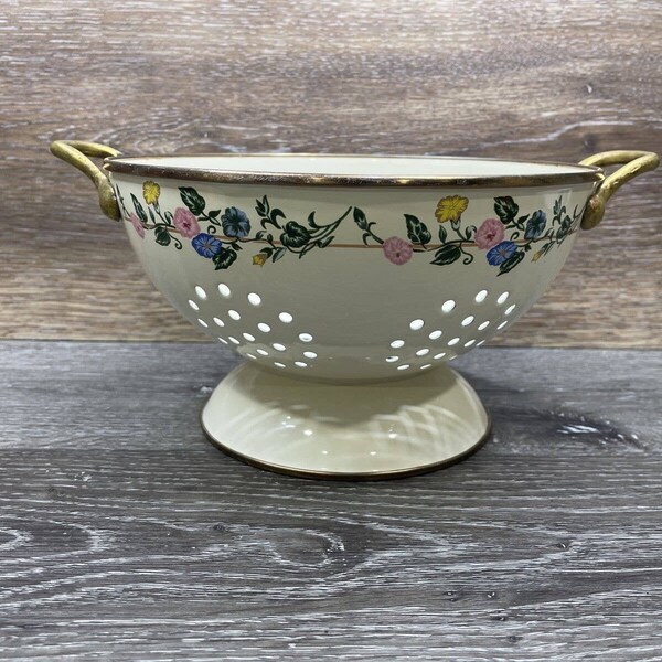 Enamel Colander - Etsy