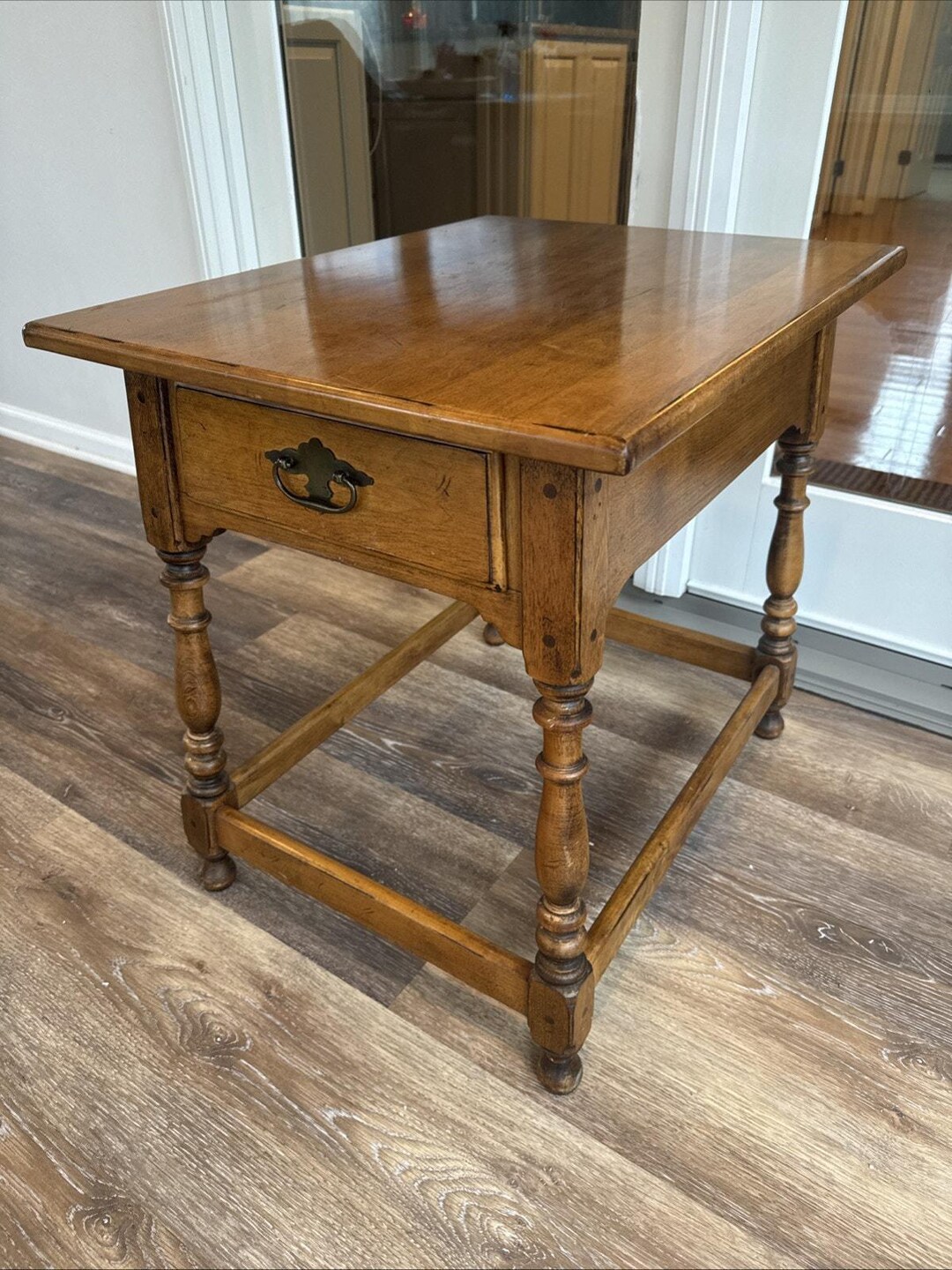 Ethan Allen Circa 1776 Collection Solid Maple End Table W/ Drawer L26xh24xw20” - Etsy Canada