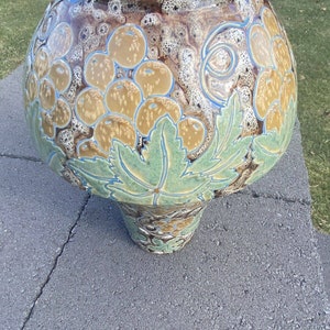 Vintage Porcelain Vase on a Wood Base 13” Tall - Etsy