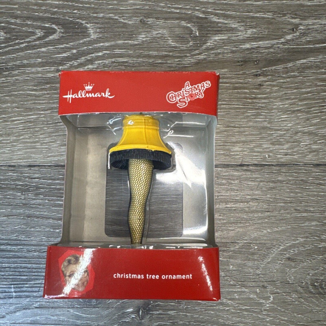 Hallmark Red Box A Christmas Story Leg Lamp Ornament - Etsy