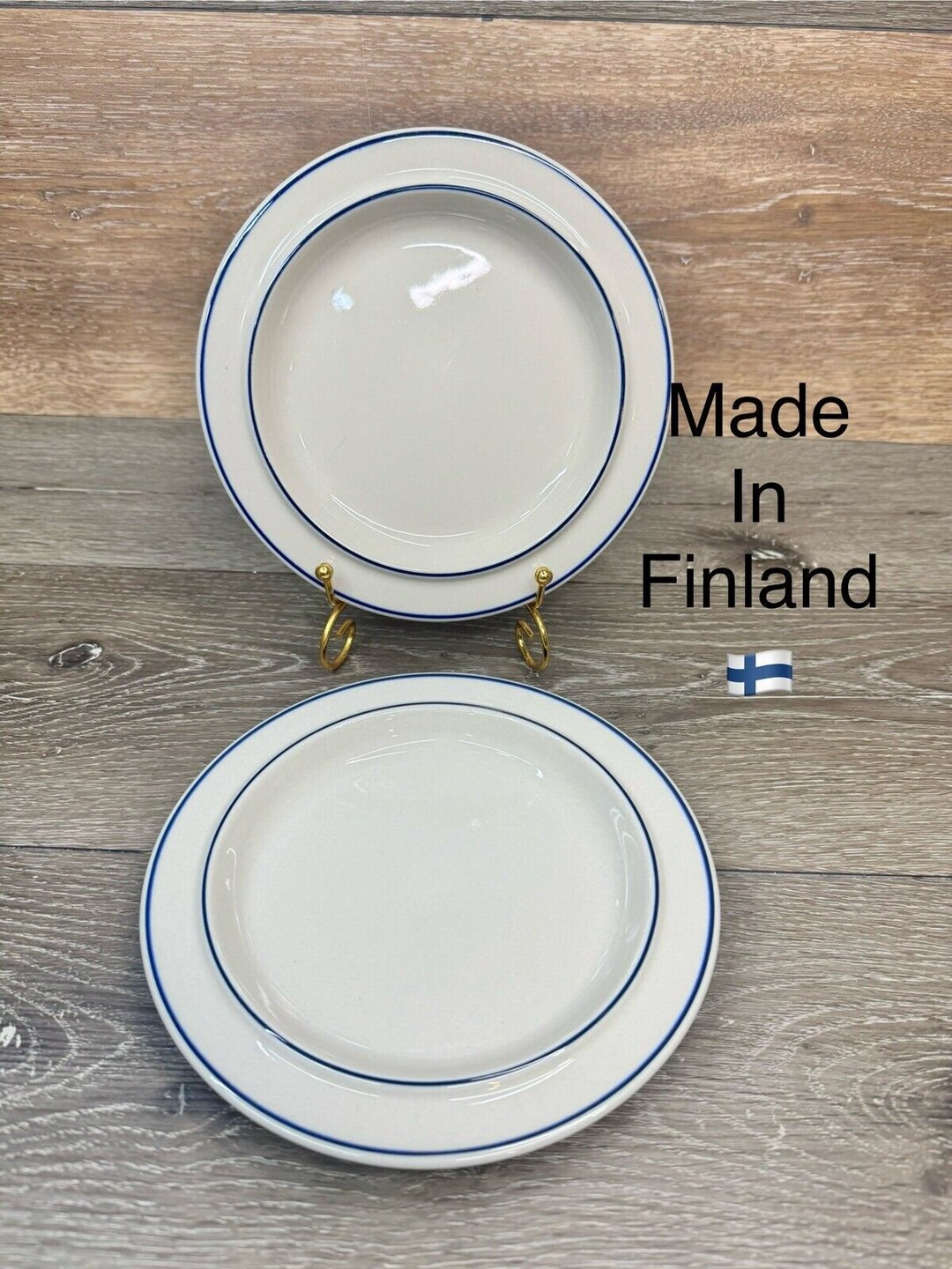 Vintage Arabia Finland Pottery Saimaa Salad Plates 7.75 Inch set of 2 ...