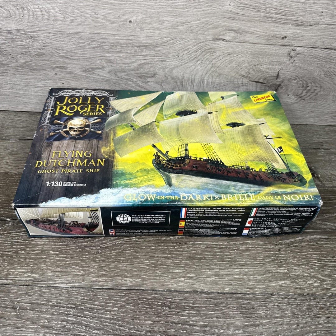 Lindberg 1:130 Scale Jolly Roger Series the Flying Dutchman Model KIT ...