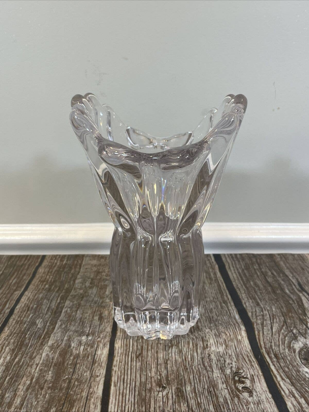 Cofrac Art Verrier Glass Vase 8.5'' Tall made in - Etsy