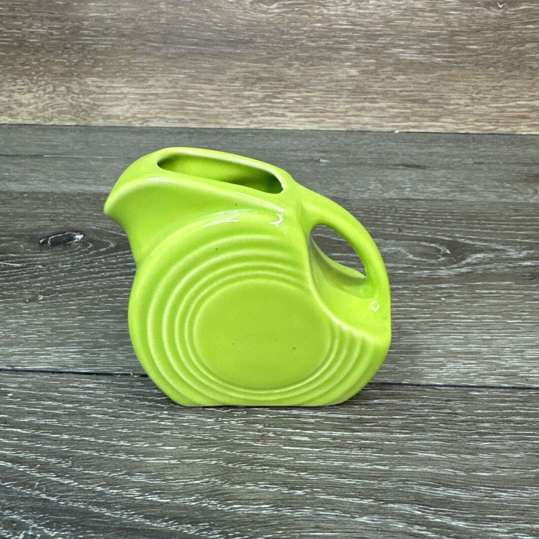 Fiesta Chartreuse 5oz, 3.25 Disk Mini Pitcher Creamer - Etsy