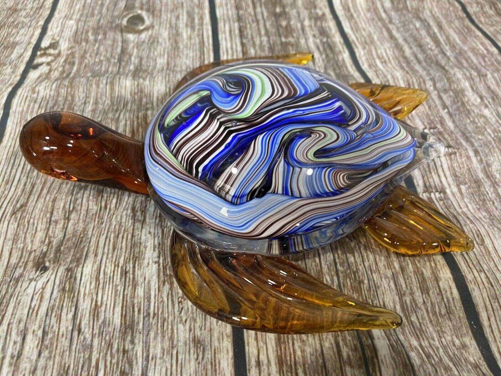 Dynasty Gallery Hand Blown Art Glass Turtle Figurine - Etsy