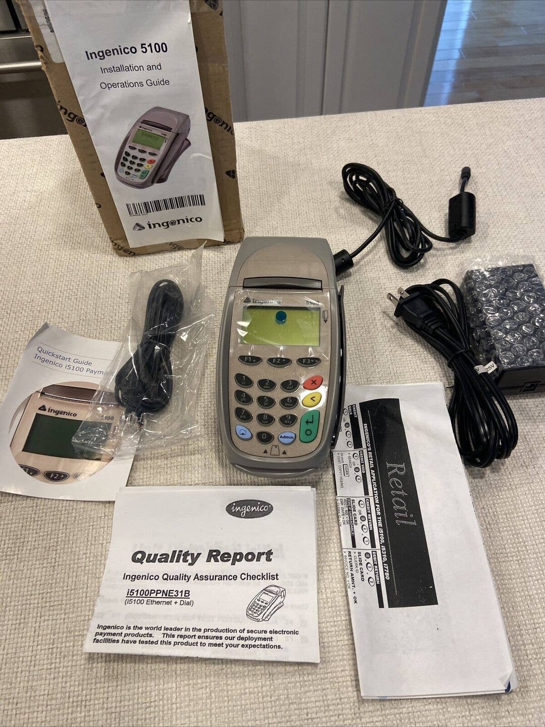 New Ingenico I5100 POS Credit Card Machine Transaction Terminal ...