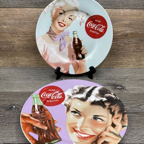 Coca Cola Ceramic Plates - Etsy