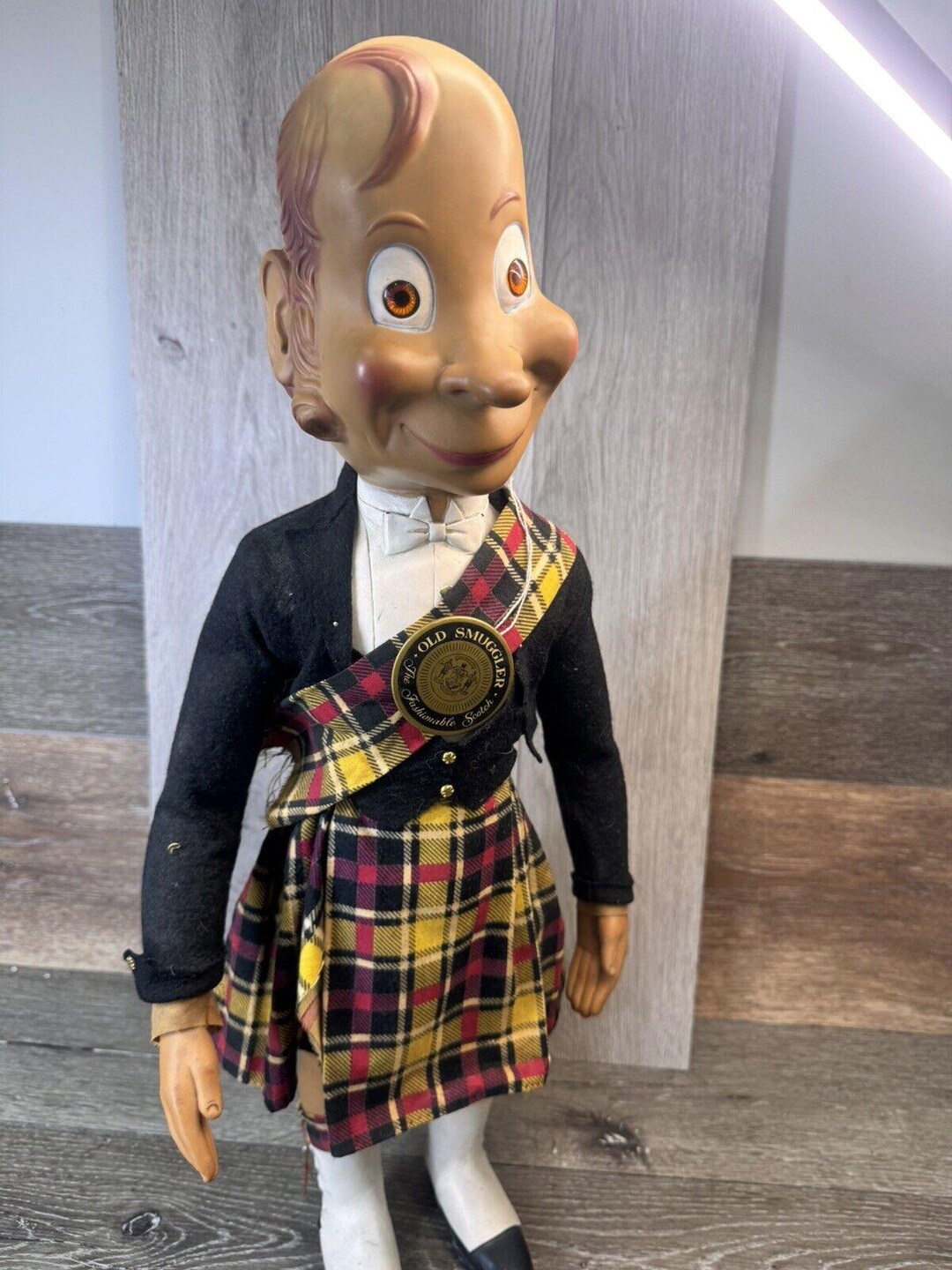 Vintage 1950s Old Smuggler Scotch Mr. Fergus Bar Display Figurine 26.5 ...