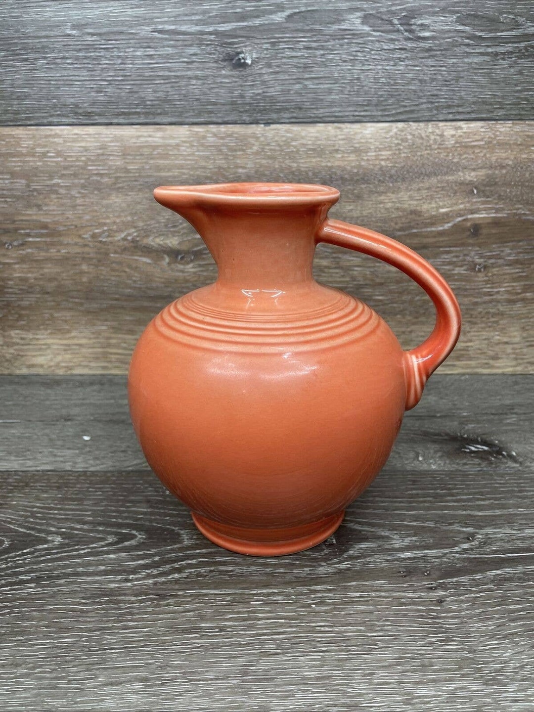 Fiesta Ware Homer Laughlin 8" Persimmons Orange Carafe Pitcher - Etsy