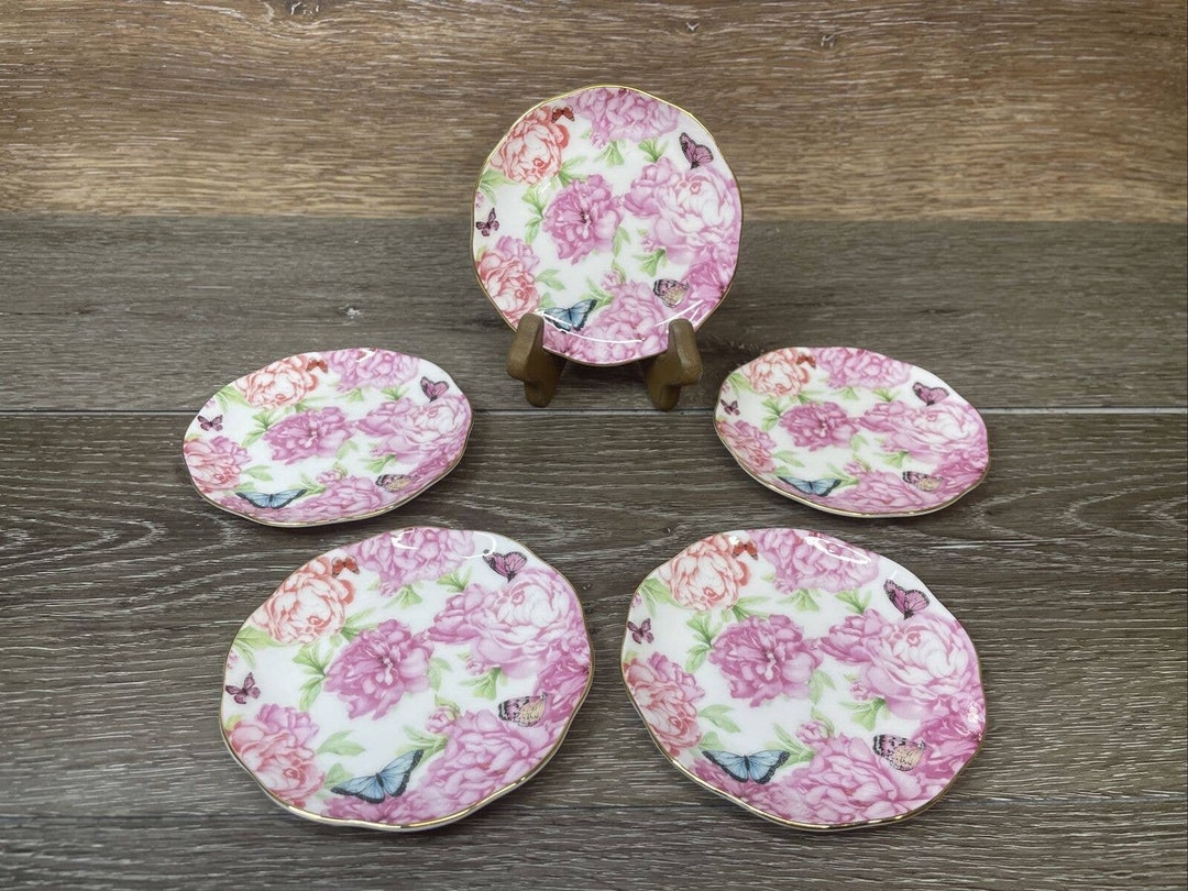 Royal Albert Miranda Kerr Friendship Gratitude Tidbit Plates 4 - Etsy