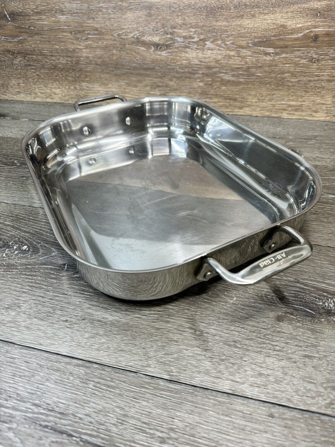 All-clad Stainless Steel Lasagna Pan Roasting Baking 14.5x11.5x2.5 - Etsy