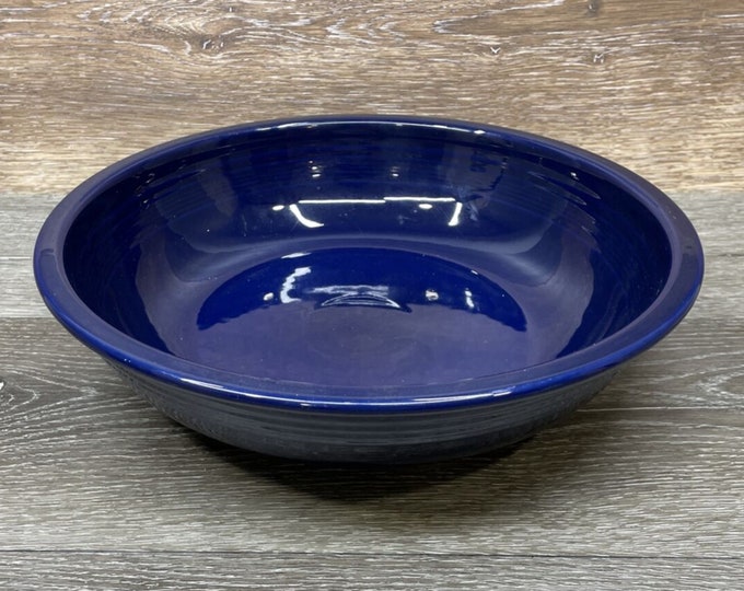 Fiestaware Fiesta Cobalt Blue 12.75" Large Salad Serving Bowl - Etsy