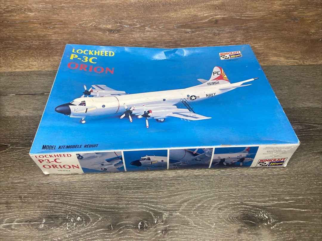 Hasegawa Lockheed P-3C ORION Model Kit 1:72 Scale 1147 - Etsy
