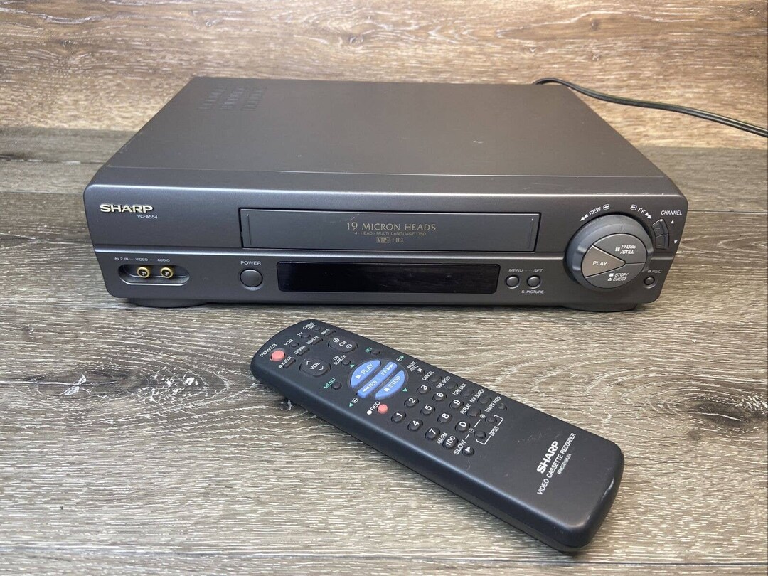 Sharp VC-A592 4 Head VHS Player Video Cassette Recorder With - Etsy