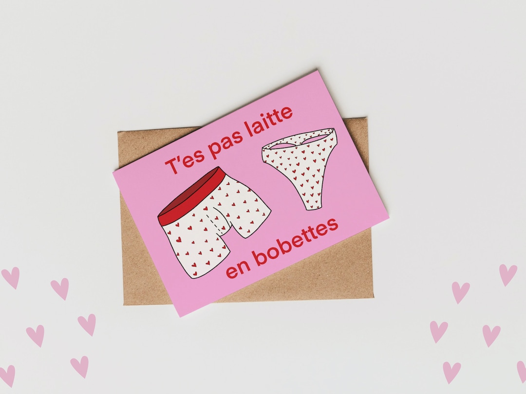 No Milk in Bobettes Valentine's Day Card Greeting Card thong and Boxer ...