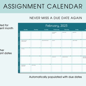 Academic Planner Digital Planner College Planner Good Study Habits ...