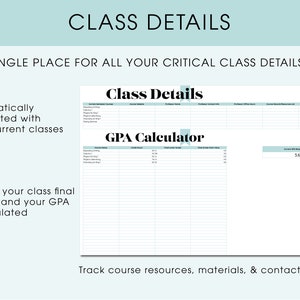 Academic Planner Digital Planner College Planner Good Study Habits ...