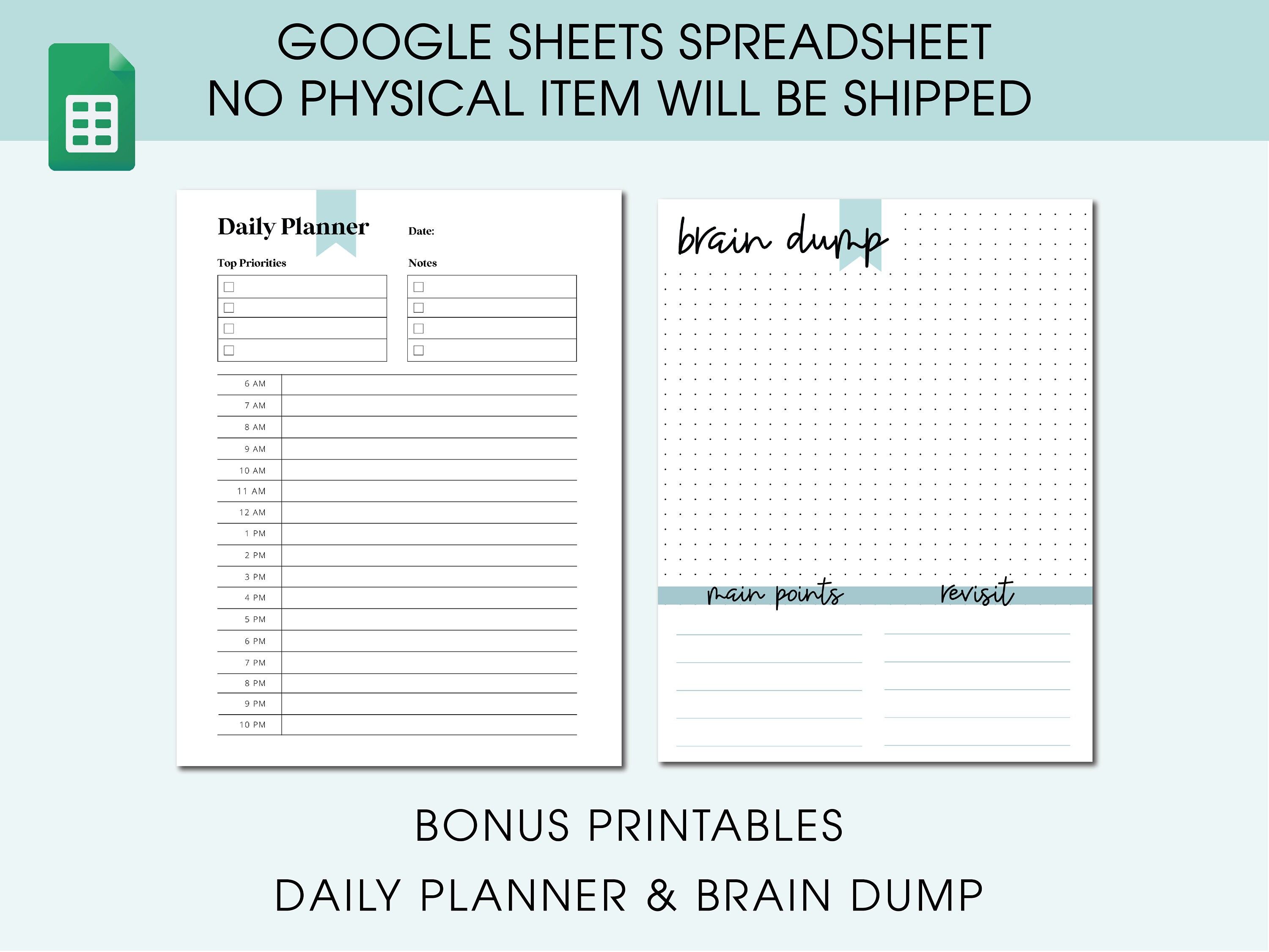 Student Planner Daily Planner College to Do List Assignment Tracker ...