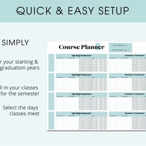 Academic Planner Digital Planner College Planner Good Study Habits ...