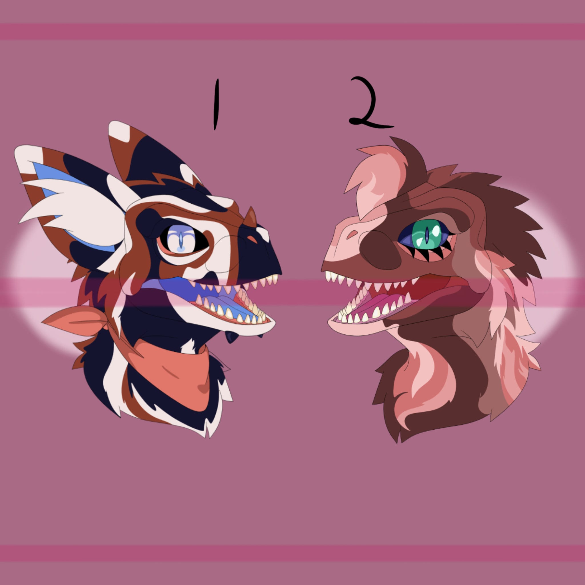 Dinomask Fursona Adopt Character Dinosaur Art Furry - Etsy