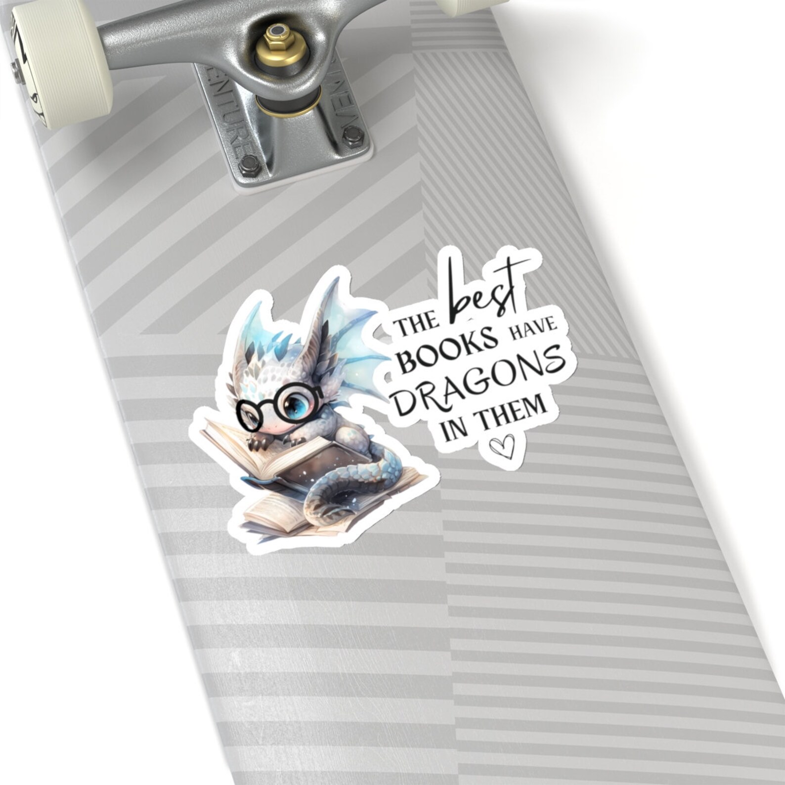 Dragon Book Sticker, Best Books Dragons in Them, Funny Fantasy Reader ...