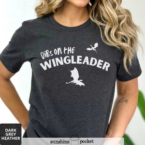 Wingleader Shirt, Xaden, Dragon Rider Fantasy, Book Reading Tshirt ...