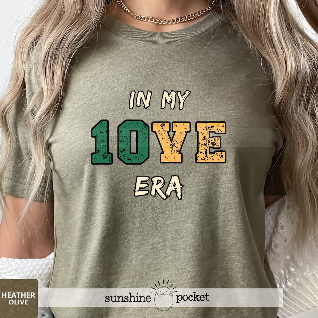 In My Love Era Packers Tshirt, Funny Jordan Love Football Player Shirt ...