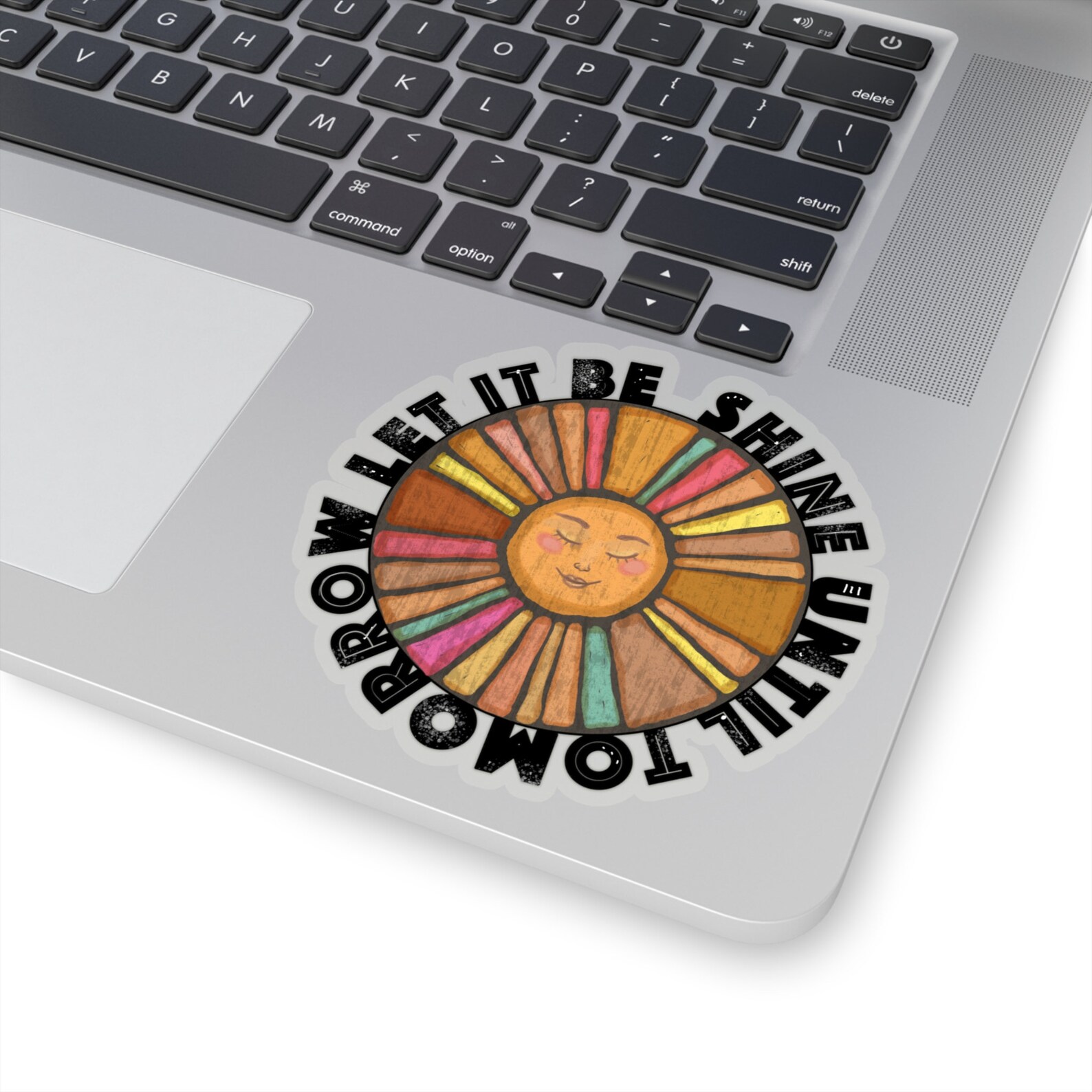 Let It Be Sticker, Retro, Hippie, Beatles, Sunshine, Happy, Peaceful ...