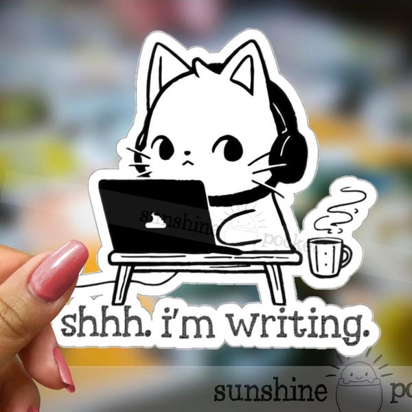I M Writing Sticker - Etsy