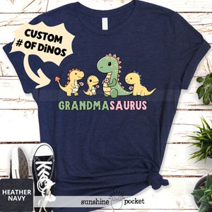 Sweet Grandmasaurus Dinosaur Grandma Shirt, Funny Grandma Mother's Day ...