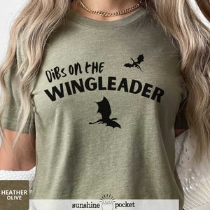 Wingleader Shirt, Xaden, Dragon Rider Fantasy, Book Reading Tshirt ...